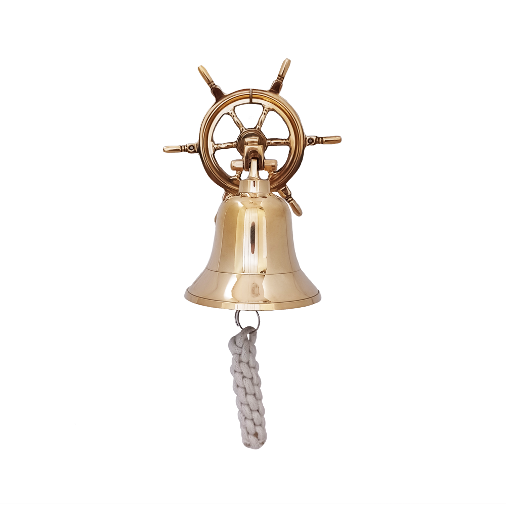 Brass Bell - Ship Wheel with Rope - Got A Lot